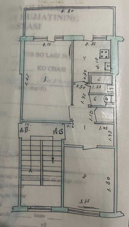 Себзар 2в3/3/5. Супер квартира и локация. Балкон 2*6. метро 800м.