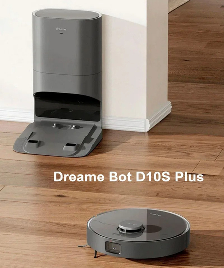 Робот-пылесос Xiaomi Dreame D10S Plus со станцией самоочистки
