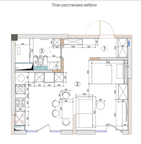 Новостройка 1в2/9/9 жк NRG Mirzo Ulugbek