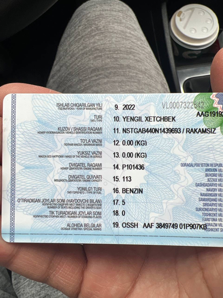Ladaxray oq rang 52000 yurgan 2022 yil