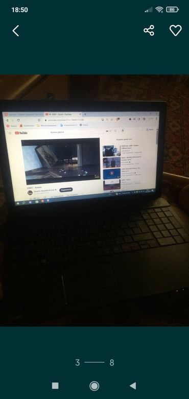 Toshiba noutbuk srochno sotiladi