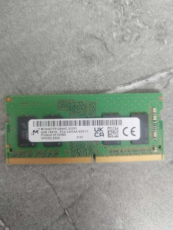 Оперативная память DDR4  для ноутбука, Объем памяти:
DDR4 4GB 3200MHZ