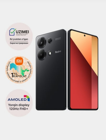 Xiaomi Redmi Note 13 Pro Global New 2024, Uzimei/Garantiya/Dastafka