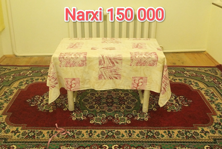 Stol rangi oq 60 ga 100