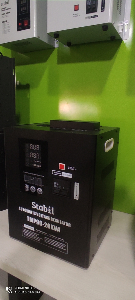 Stabil 20kva 45-280v stabilizator optom narxda