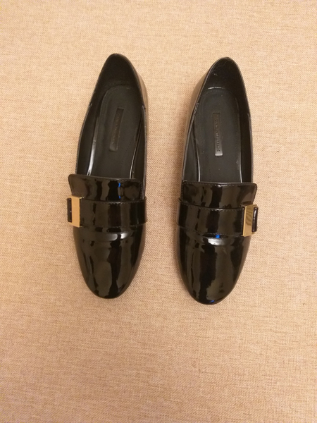 Туфельки шикарные лаковые ZARA.36р(при покупке-подарок!)