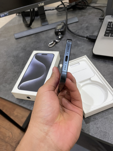 Продам iPhone 15 Pro Blue Dual Sim идеал!!!