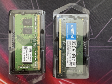 RAM SO-DIMM DDR4 8 Gb 2x , NVMe SSD 256 Gb komplekt