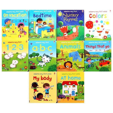 Usborne very first words, английские книжки для малышей
