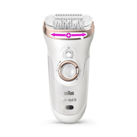 Эпилятор Braun Silk-épil 9 SkinSpa 9-961V с щеточками для лица и пилин