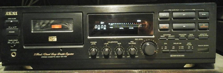 Cassette deck AKAI GX-69, кассеты, состояние: отличное