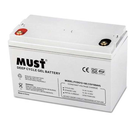 (самые низкие цены только у нас) MUST гелевый аккумулятор 12V 100A/H