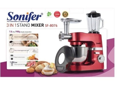 3в1 Планетарный миксер Мясорубка Блендер Стационарный Sonifer sf-8076