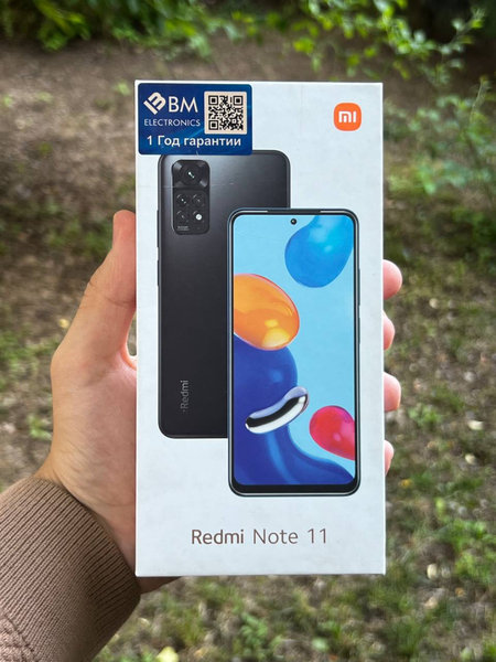 Redmi note 11, 1 oy garantiya, chexol va steklo sovga