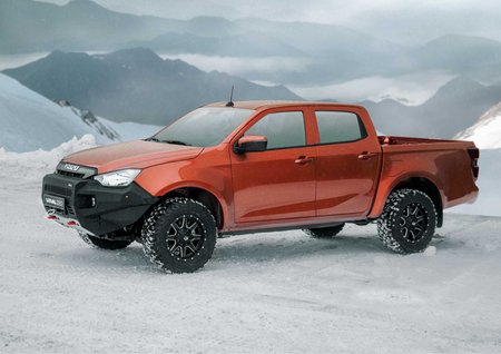 Силовой передний бампер RIVAL для ISUZU D-MAX (2021-) (BLACK)