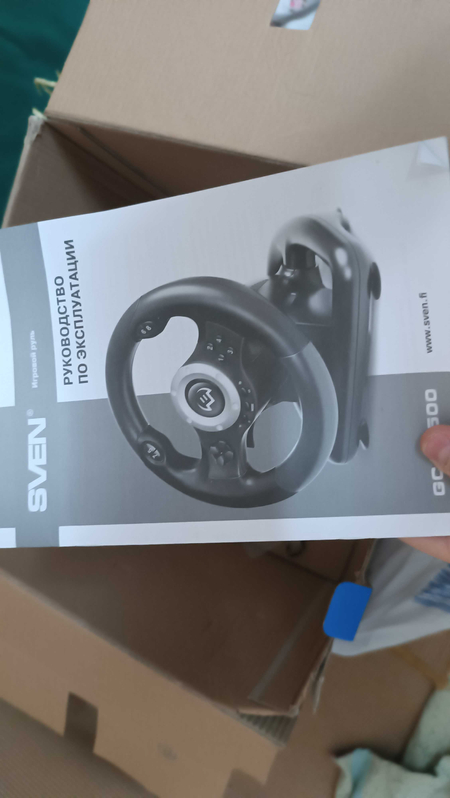 Руль Sven Gc W500 в хорошем состоянии, все работает, можно проверить