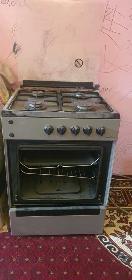Газ плита соттлади