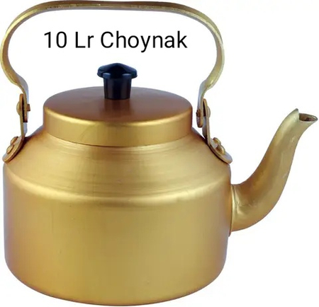 Alyuminiy sariq choynak 10L optom narxda