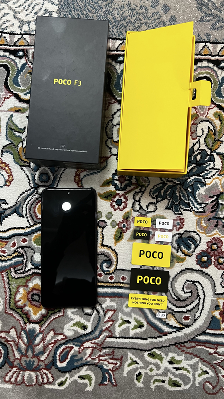 POCO F3 256/8+8 5G karobka dakument bor