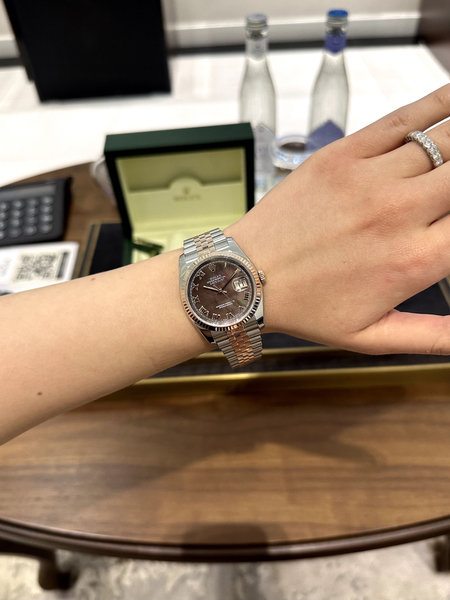 Rolex Datejust 36mm Steel and Everose Gold 116231