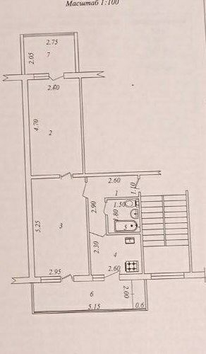 2/4/5 Феруза Экобазар (военка). Кирпич. 58м². Не торец. 2 балкона 2×6;