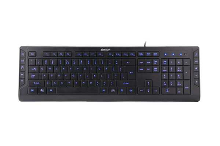 Клавиатура USB с подсветкой A4Tech KD-600L Black Light   (NT4275)