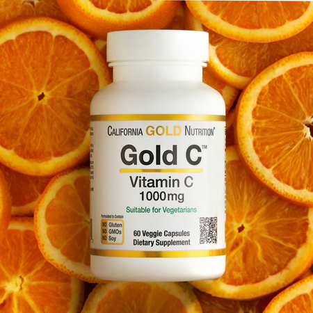 Caifornia Gold Nutrution Vitamin c 60 capsules 1000mg
