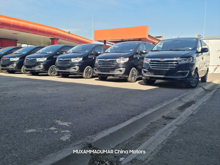 JAC M3 MINIVEN Liniya va mexmonxonalar uchun 9 kishilik