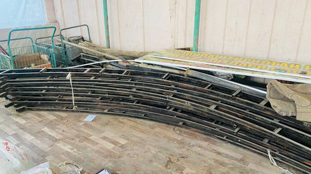 Навес 21х4 метр конструктор можно собрать и разобрать