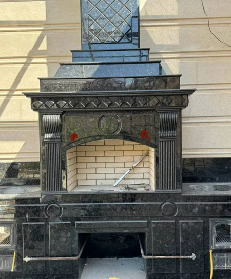 Профессиональная установка фантанов , барбекю и цоколя