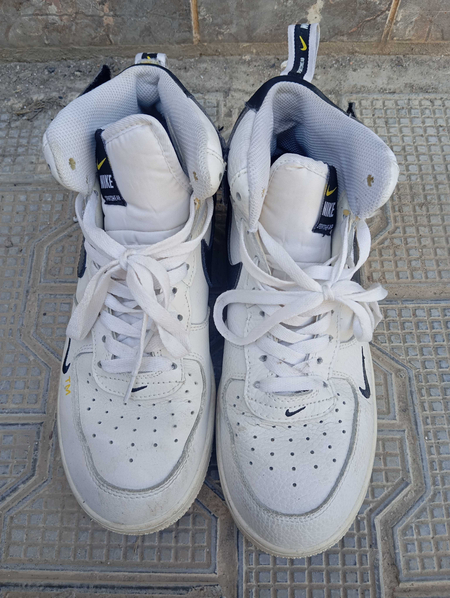 Кроссовки Nike AF1 LV8 Utility Mid White.