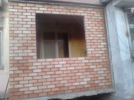 Кладка кирпич на балконе и другой любой сложности кладку кирпич