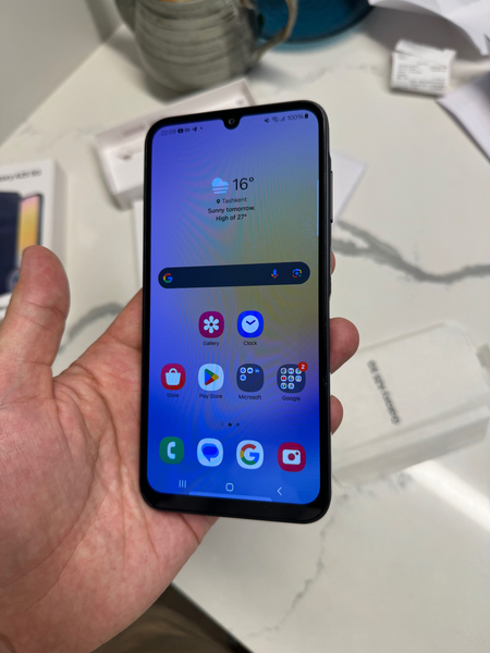 Samsung Galaxy A25, новый, но распечатанный, 1 год гарантии