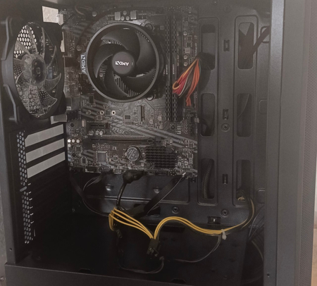 Мощный игровой компьютер Ryzen 5 2600 6y/12p без видеокарты