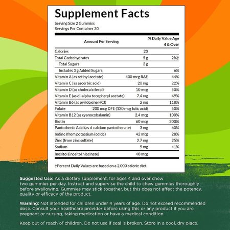 Swanson Kids Mixed Fruit Multivitamin Gummies - Daily Wellness Support