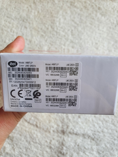 Itel A50 4G  8/64GB  Yangi