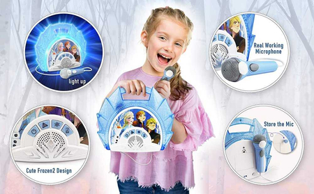 Frozen  Boombox, поющая сумочка-колонка с микрофоном - оригинал!!!