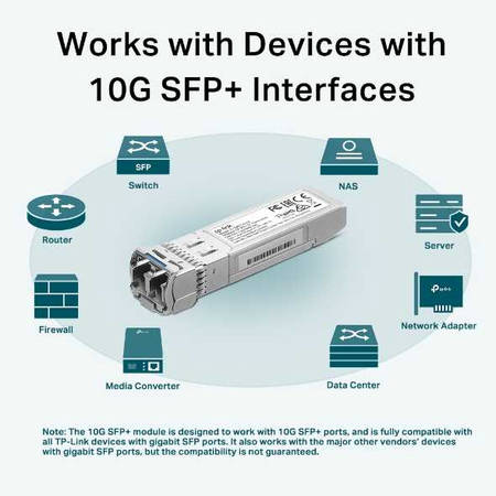 Трансивер 10GBase-LR SFP+ LC Tp Link TL-SM5110-LR