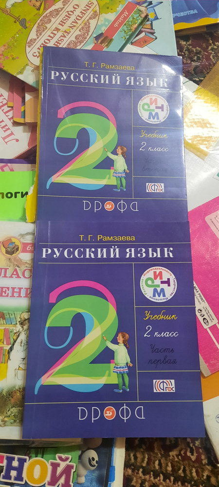 Учебники  2 и 4 классов
