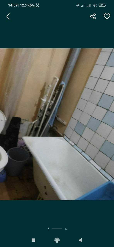 Продажа Бывшее общежитие 1/4/4 (Шастри), туалет, ванная, кухня внутри