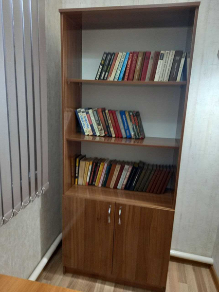 Книжный шкаф и стол