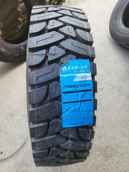 315/80R22.5 22слой KUNLUN TYRE