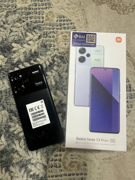 Xiaomi Redmi Note 13 Pro plus 5G Black 12/256. 12 oy kafolati bor
