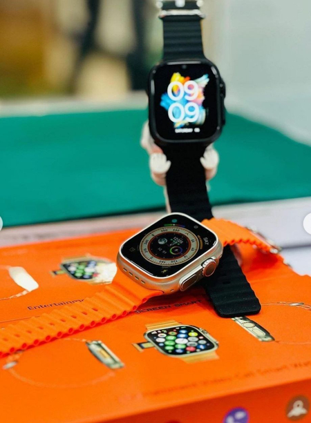 Smart watch Ultra S9 simkartali kamerali Умные смарт часы с симкартой.