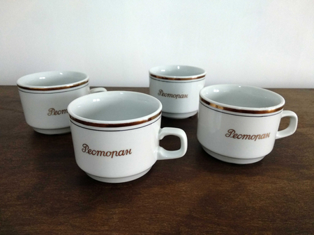 Чашки 'Ресторан' 150мл (ГДР).