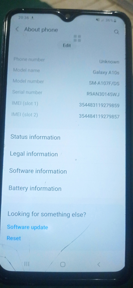 Samsung a 10 s 32 GB