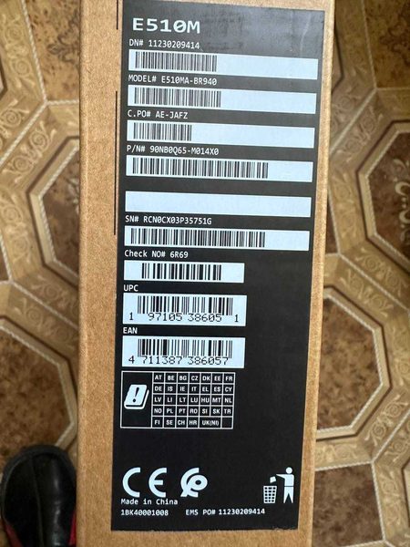 Laptop Asus E510MA-BR940, новый!!!