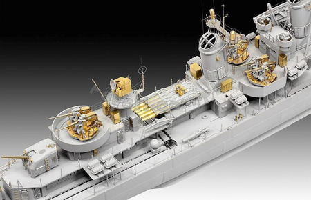 Сборная модель Эсминца класса 119 (Gem), Fletcher (USA) 1/144 Revell