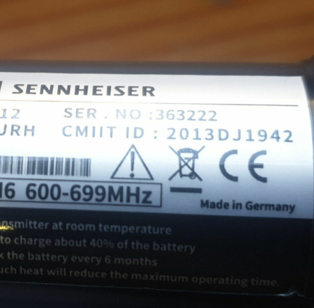 Привозной радиомикрофон двойной  Sennheiser ew100