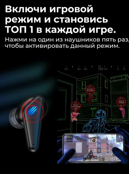 Игровые беспроводные наушники с микрофоном и шумоподавлением  K55